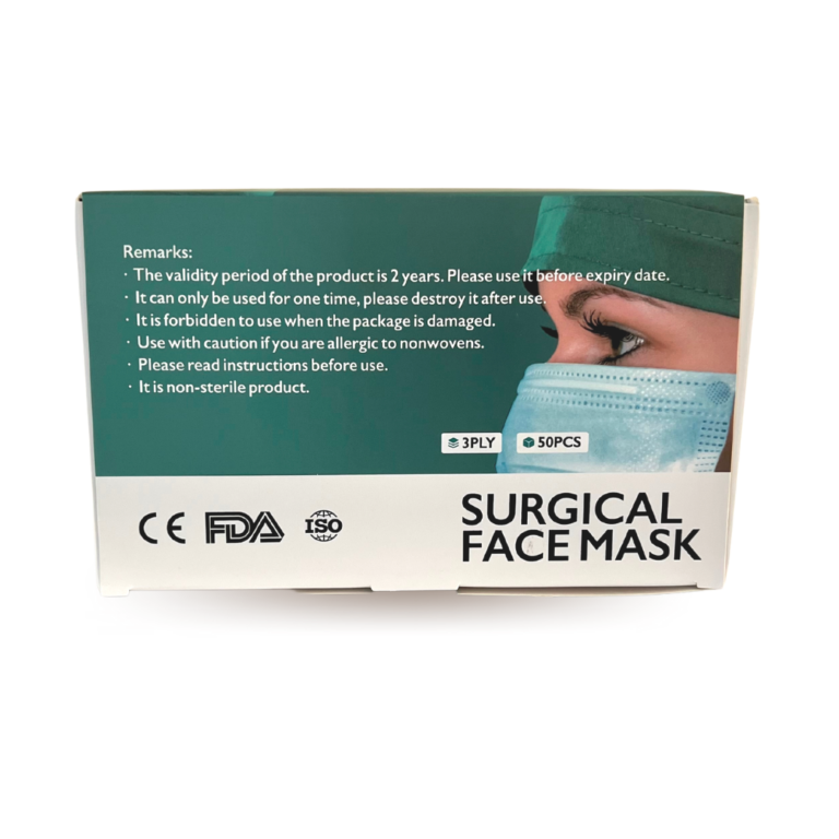 Surgical Face Masks - Pack of 50 | Heathershaw's Compounding Pharmacy